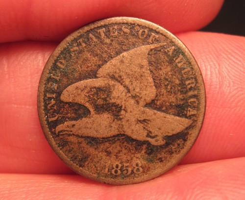 1858 SL, FLYING EAGLE CENT/PENNY, FREE SHIPPING (#776C) | eBay