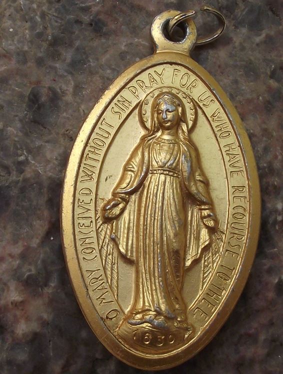 Mary Without Sin Pray for us who have Recourse to Thee Necklace ...