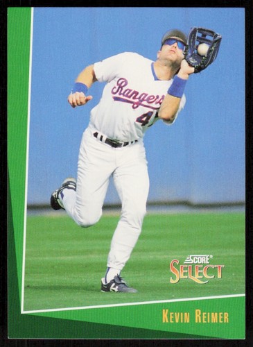 1993 Select Baseball Card Kevin Reimer Texas Rangers #268 | eBay