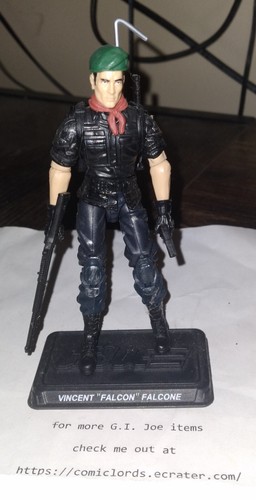 Vincent Falcon Falcone V3 100% Complete 50th Ann Special Forces GIJOE ...