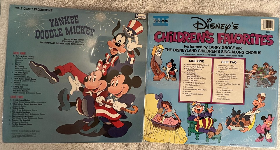 Yankee Doodle Mickey Mouse & Children's Fav's #3-Disney, 1980 & 1986 ...