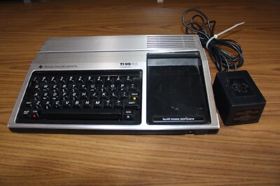 Texas Instruments TI-99/4A Home Computer System with Power Supply ...