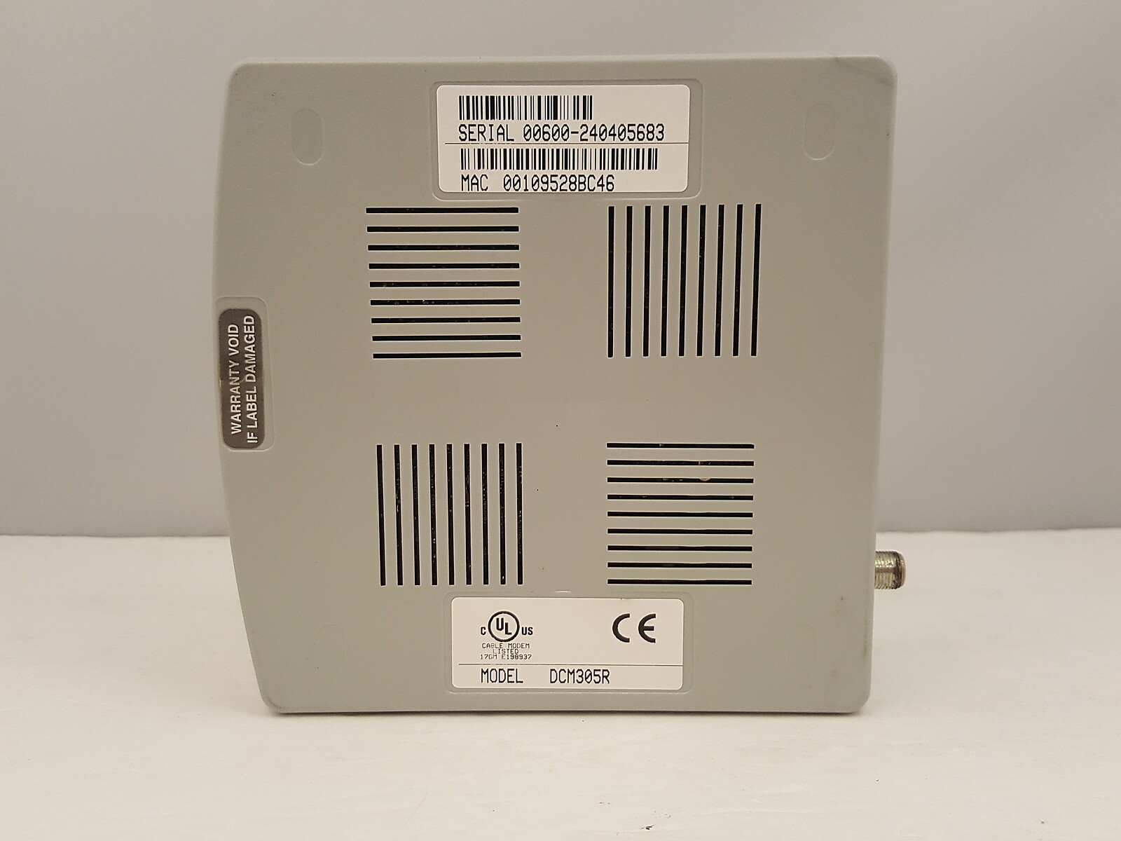 RCA / Thomson Digital Broadband USB DOCSIS Compliant Cable Modem ...