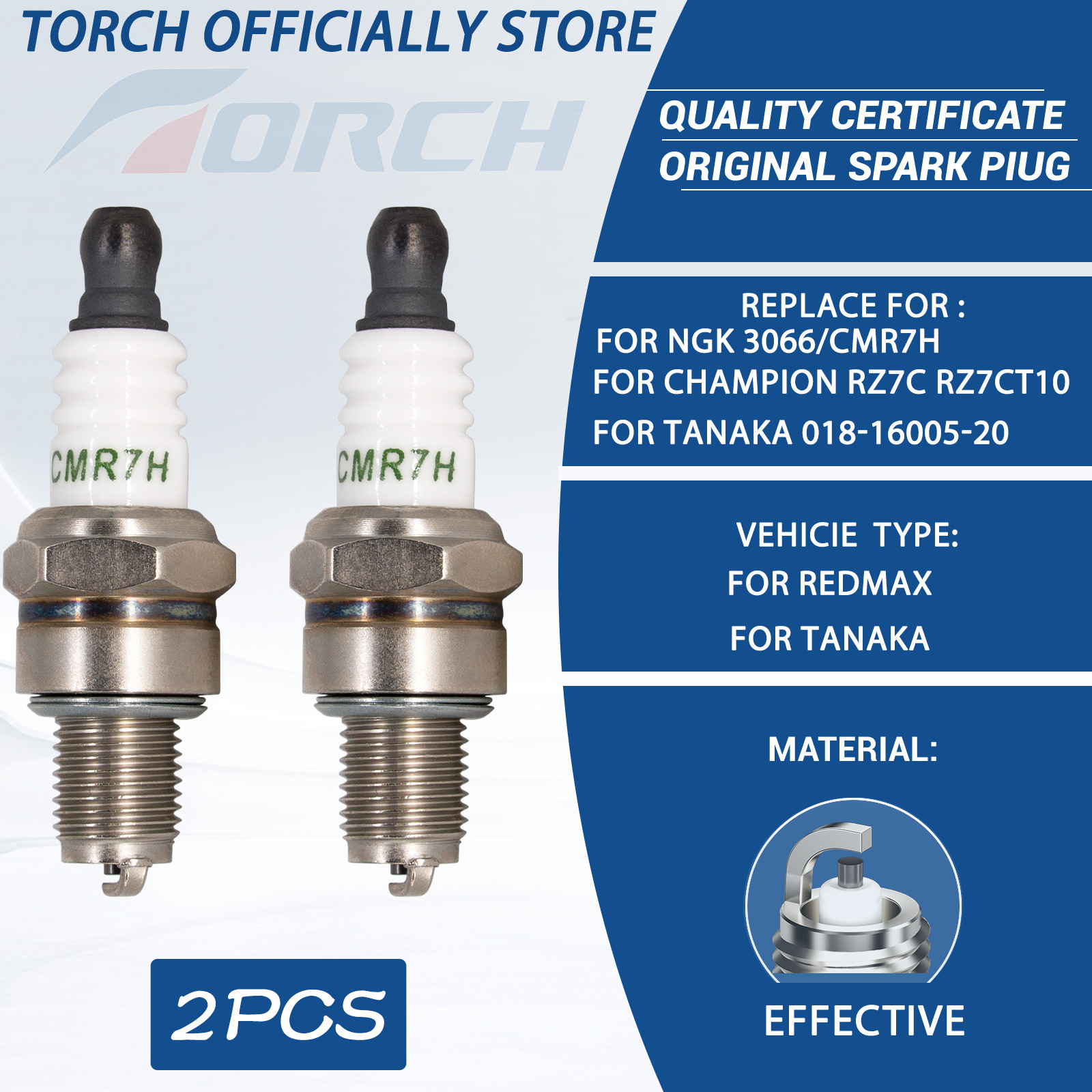 Torch CMR7H - Alternative spark plugs