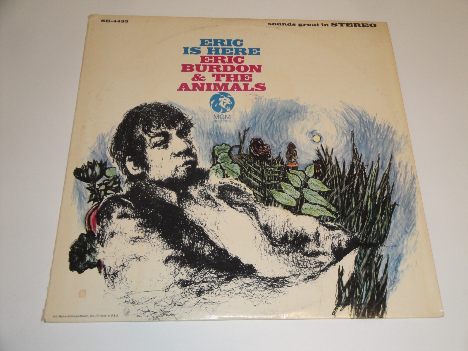 Eric Burdon & The Animals ‎– Eric Is Here - US 1967 LP MGM SE-4433 ...