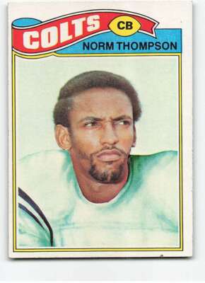 1977 Topps #379 Norm Thompson EX Excellent Colts 114913 | eBay