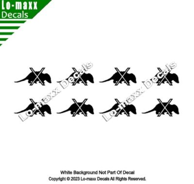 Opossum Kill Markings Tally Car Truck SUV Premium Quality Die Cut Vinyl ...