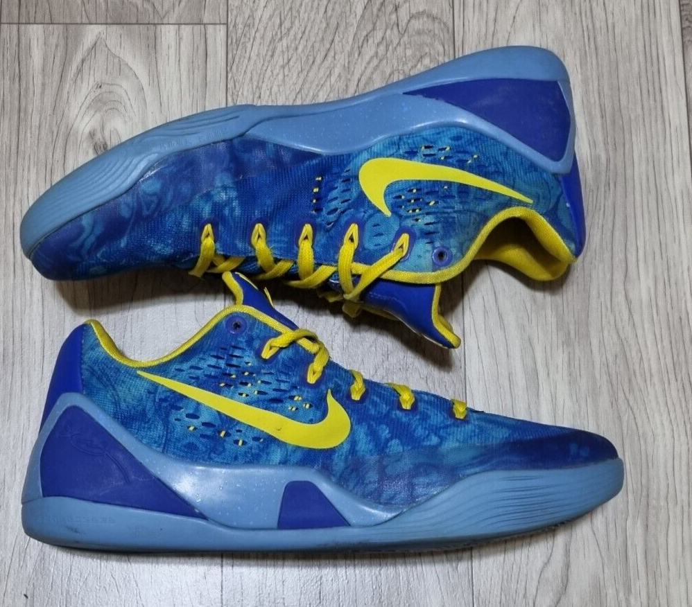 Kobe 9 Blue Low Elite Nike Kobe 9 Elite Basketball Shoes | Used And