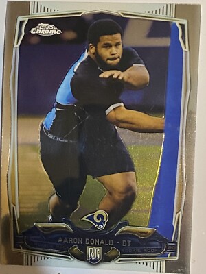 2014 Topps Chrome - AARON DONALD - Rookie Card #175 - LOS ANGELES RAMS🔥 ...