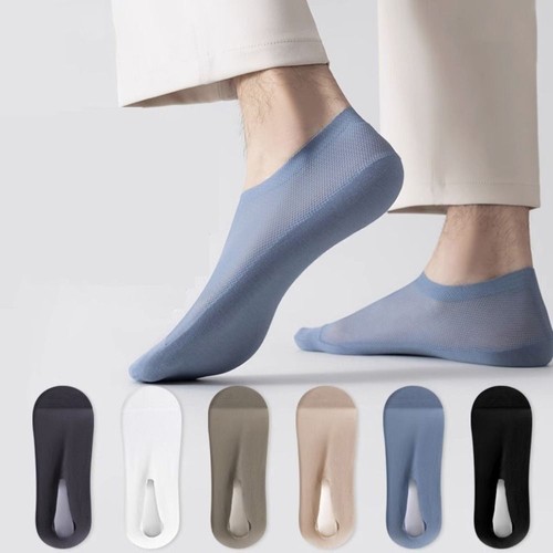 2 Pairs Breathable Boat Socks Non-slip Invisible Socks New Short Socks ...