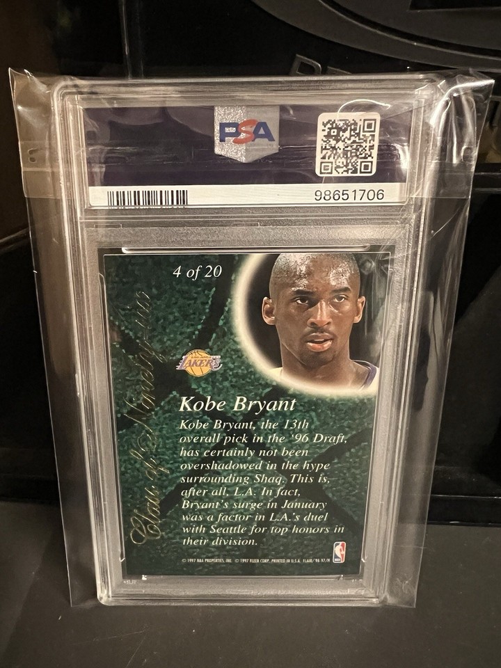 1996 Flair Showcase Class Of ‘96 Kobe Bryant Rookie Card #4 PSA 6 | eBay