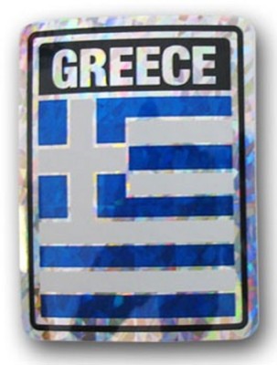 Greece Country Flag Reflective Decal Bumper Sticker | eBay