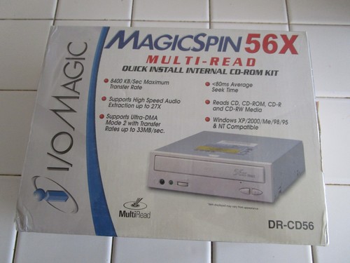 I/O Magic MagicSpin 56X Multi-Read Internal CD-ROM Kit - New Sealed ...