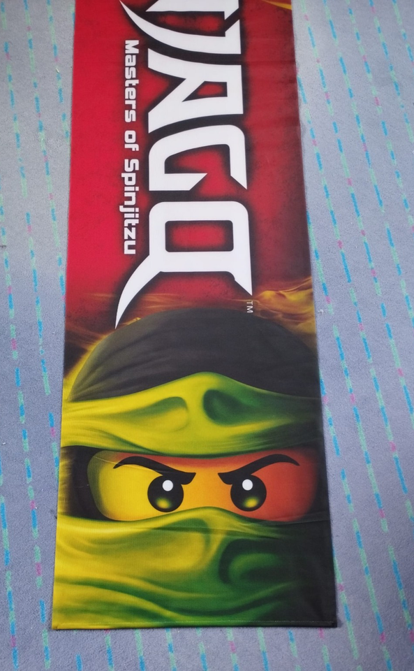 LEGO Display Flag Cloth NINJAGO Lloyd RARE Banner Werbe Possession ...