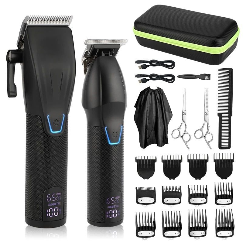 Hair Clipper Professional Hair Clipper Trimmer Set Hair Cutting Machine ...