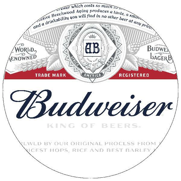 Budweiser Chrome Padded Bar Stool with Swivel, Label Design | eBay