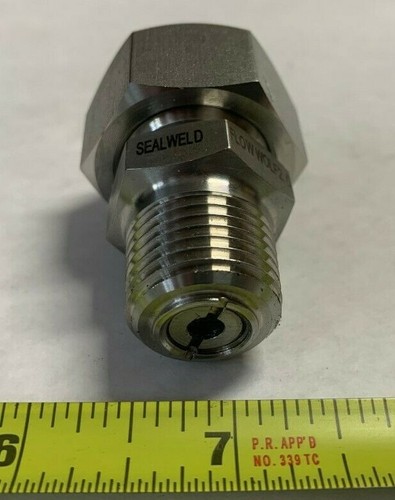 Sealweld Flow Wolf 2.0 Sealant Fitting 1/2" 14NPT .316 Stainless Steel A479SS316 | eBay