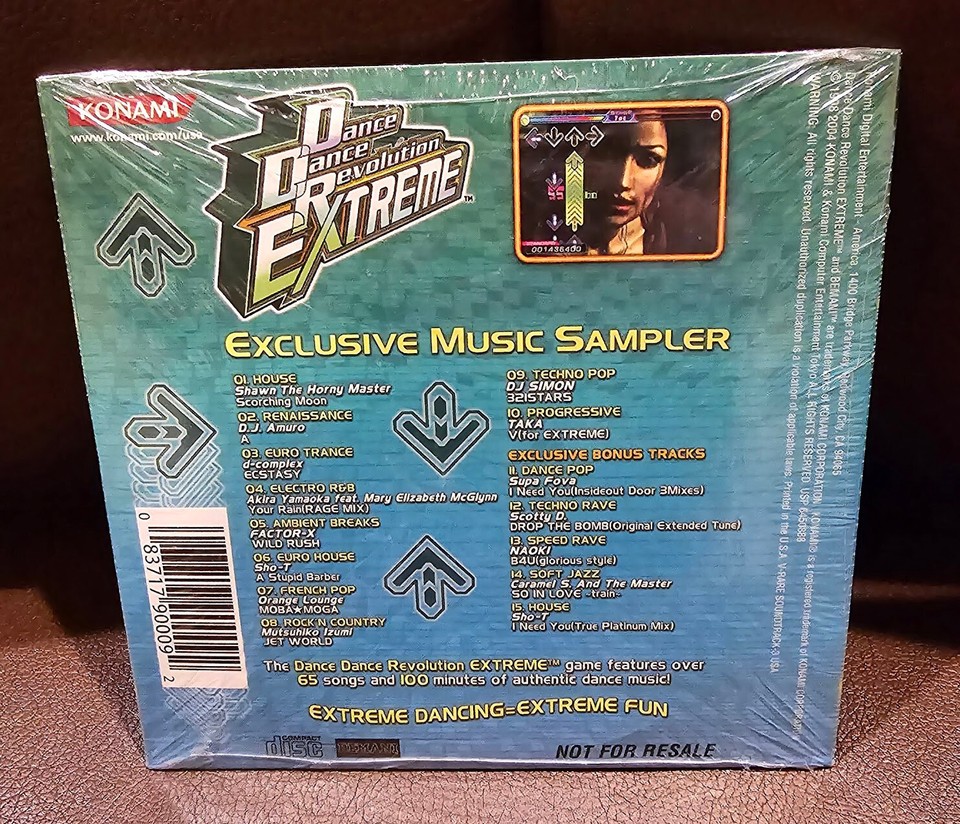 Dance Dance Revolution Extreme Limited Edition Music Sampler DDR CD *NEW* | eBay
