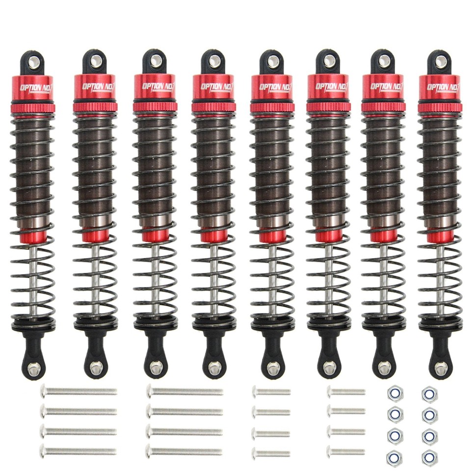 8pcs Aluminum Oil Shock Absorber Damper For Tamiya/ClodBuster/Bullhead ...