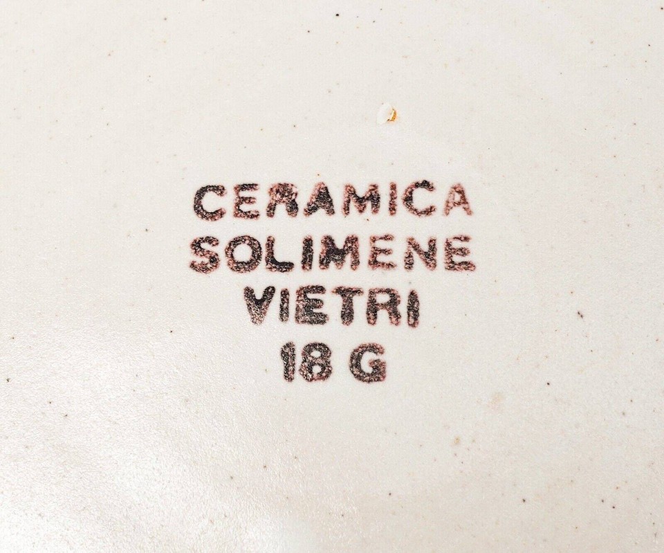 Solimene Vietri Camillo Positano Yellow Chicken Covered Soup Vegetable ...