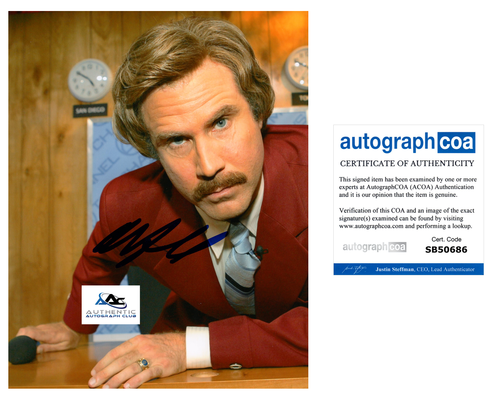 WILL FERRELL AUTOGRAPH SIGNED 8x10 PHOTO ELF ANCHORMAN ACOA | eBay