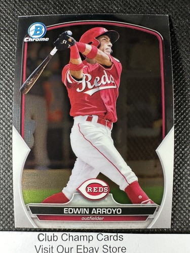 2023 #BCP-66 Edwin Arroyo Bowman Chrome Prospect Baseball Reds | eBay
