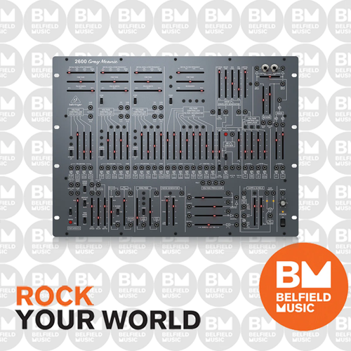 Behringer 2600 Gray Meanie Analog Synth 8U Rack-Mount Format w/ Spring ...
