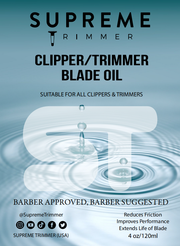 Hair Clipper Blade Oil by Supreme Trimmer for Lubricating Blades, 4FL ...