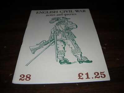 English Civil War Notes and Queries Issue 28 | eBay
