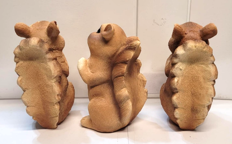 Squirrels Set of 3 for your Fall Decorating | eBay