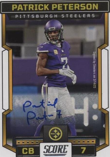 2023 Score - Patrick Peterson #117 Signatures (AU) for sale online | eBay