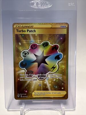 Pokemon TCG Turbo Patch Gold Secret Rare 200/189 Darkness Ablaze | eBay
