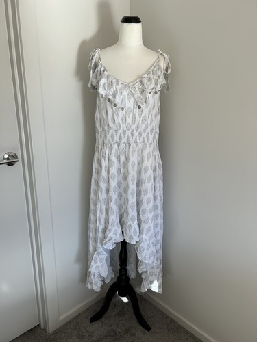 Crossroads Women’s Sleeveless Hi Low White Bogo Dress Size 22 | eBay