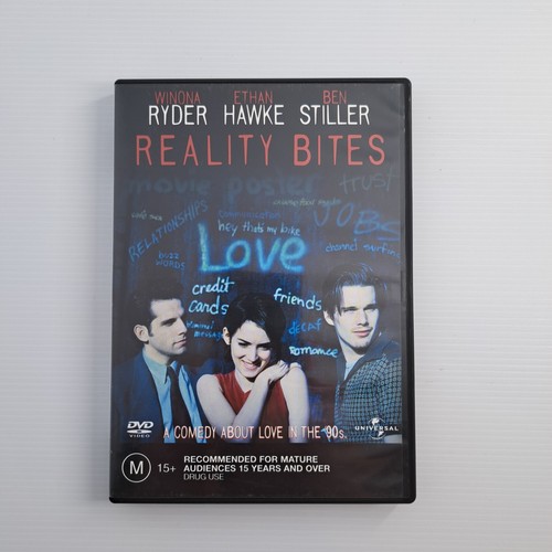Reality Bites 1993 DVD Romantic Comedy Ben Stiller Winona Ryder Region ...