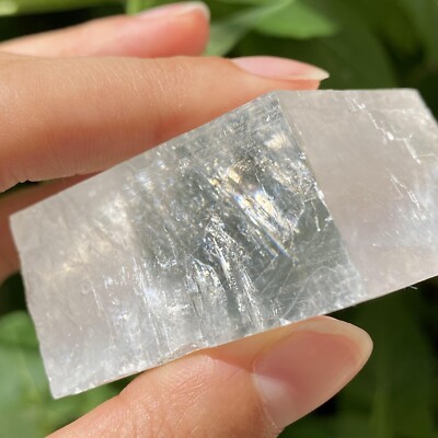102g Natural Rainbow White Calcite Cube Specimen Crystal Quartz Healing ...