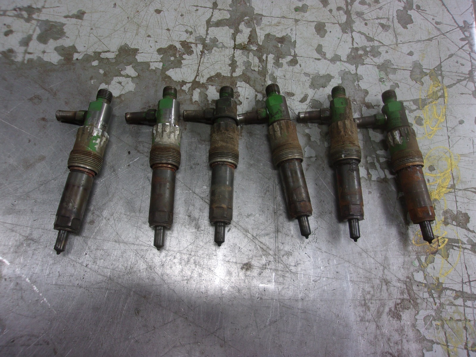 JOHN DEERE 4440 INJECTOR INJECTORS AR74665 ALL 6 FOR ONE MONEY | eBay