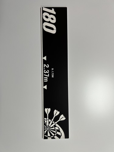 Travel Darts Oche portable throw line toe line for throw mat brand new ...