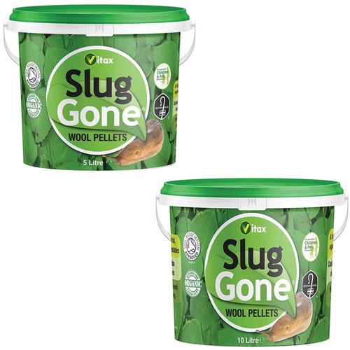 Vitax Slug Gone Wool Pellets Organic Safe Effective Slug & Snail ...