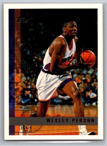 1997 Topps Basketball #23 Wesley Person Phoenix Suns | eBay