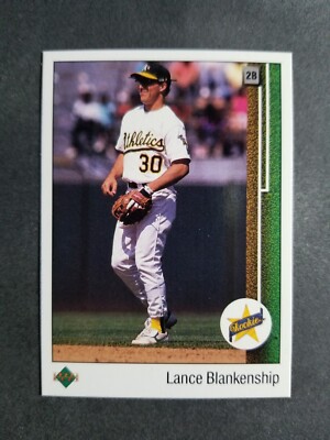 1989 Upper Deck rookie LANCE BLANKENSHIP card # 15 [C27] | eBay