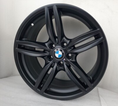 Original 19" BMW 351 M 535 550 640 650 F10 Satin Matte Black OEM Wheels ...