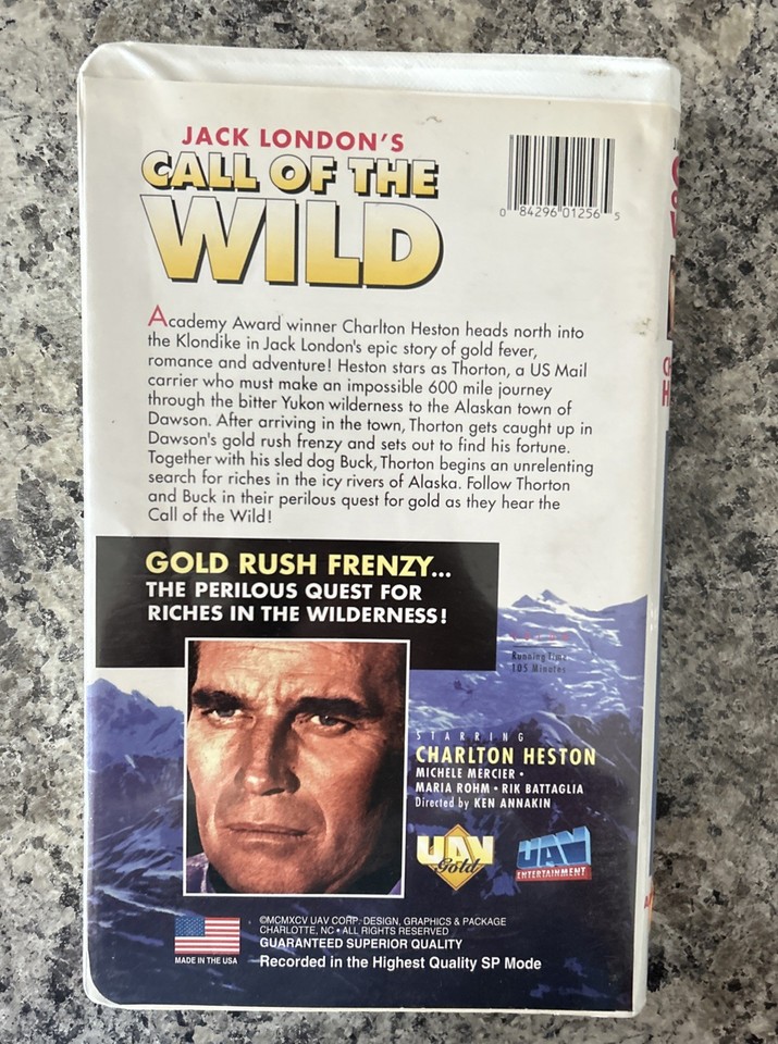 The Call of the Wild (VHS, 1992) Clam Case VHS Tested Working ...