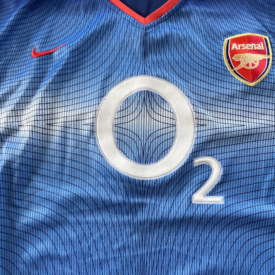 Nike Arsenal Shirt O2 2002/03/04 In Good Condition Worn Once Size Xl ...
