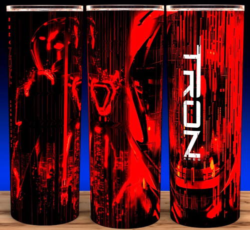 Tron Ares 2025 Jared Leto Movie Cup Mug Tumbler 20oz with lid and straw ...