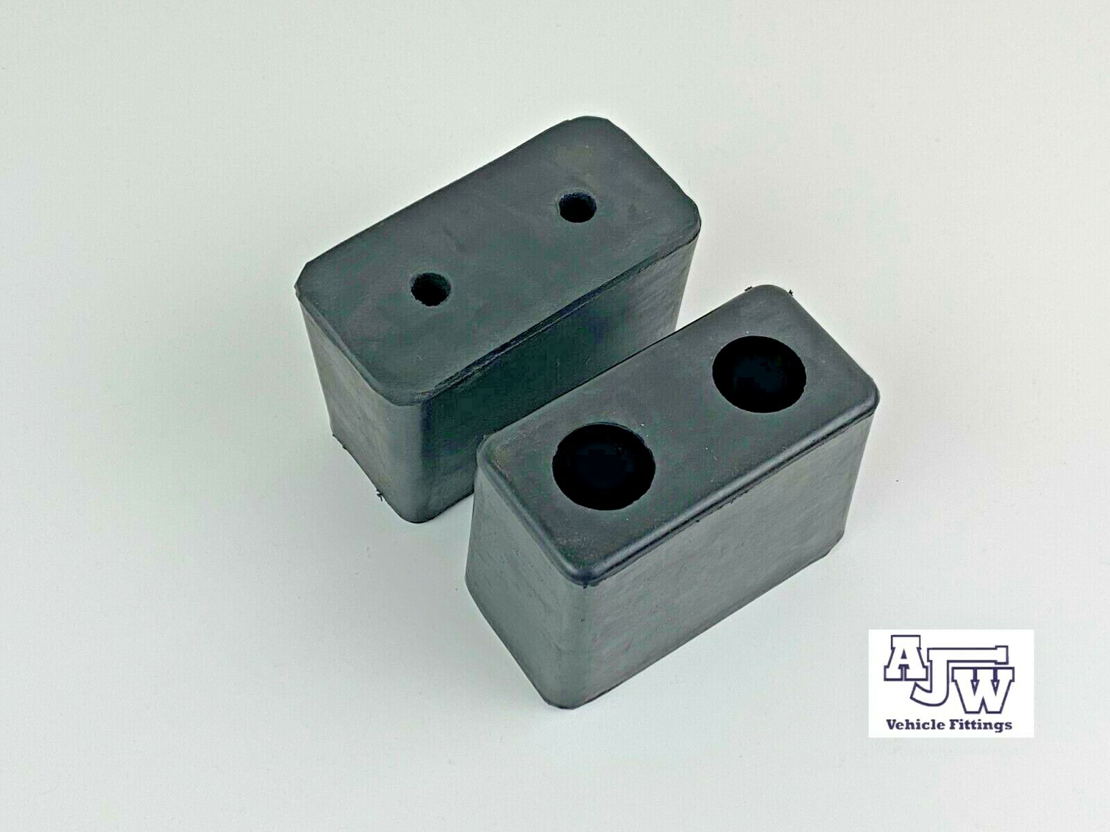 2 Rubber Buffer 125 x 65 X 90MM Truck Trailer Horsebox HGV Bumper Boat ...