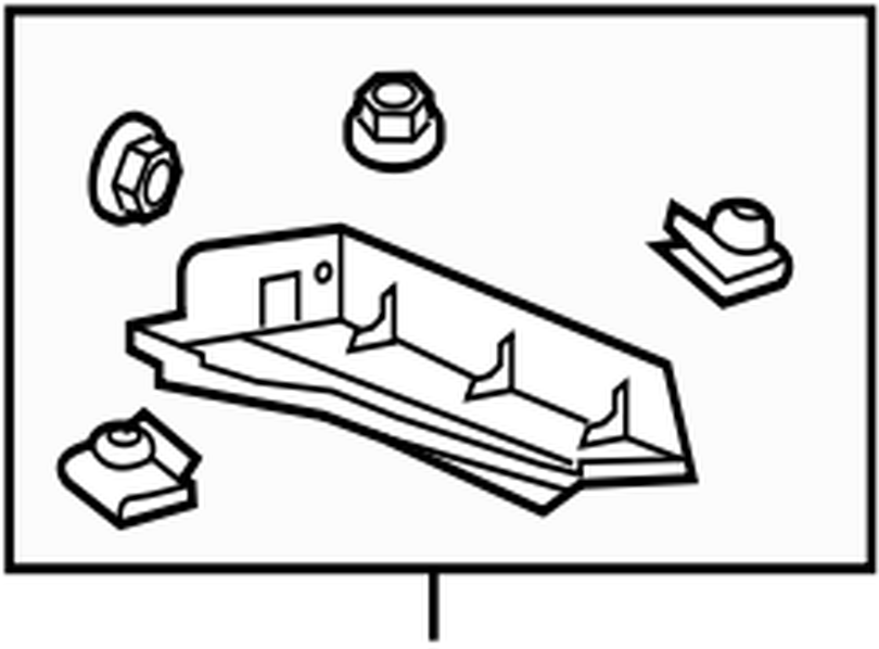 53723-35040 Toyota Bracket, rear bumper side, rh 5372335040, New ...