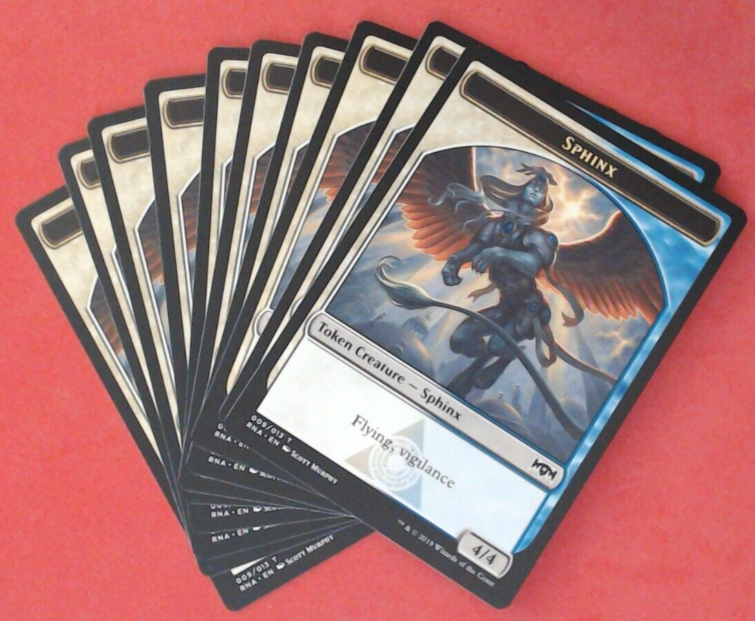 MTG (10) Sphinx Token - Ravnica Allegiance (RNA) 9/13 -Q42 | eBay