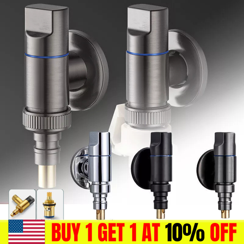 Brass Washing Machine Faucet Adapter Connector Valve Single Cold Tap ...