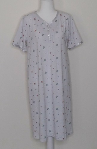 Snooze Zone Floral Vintage Nightie Size 12 Polyester Cotton | eBay