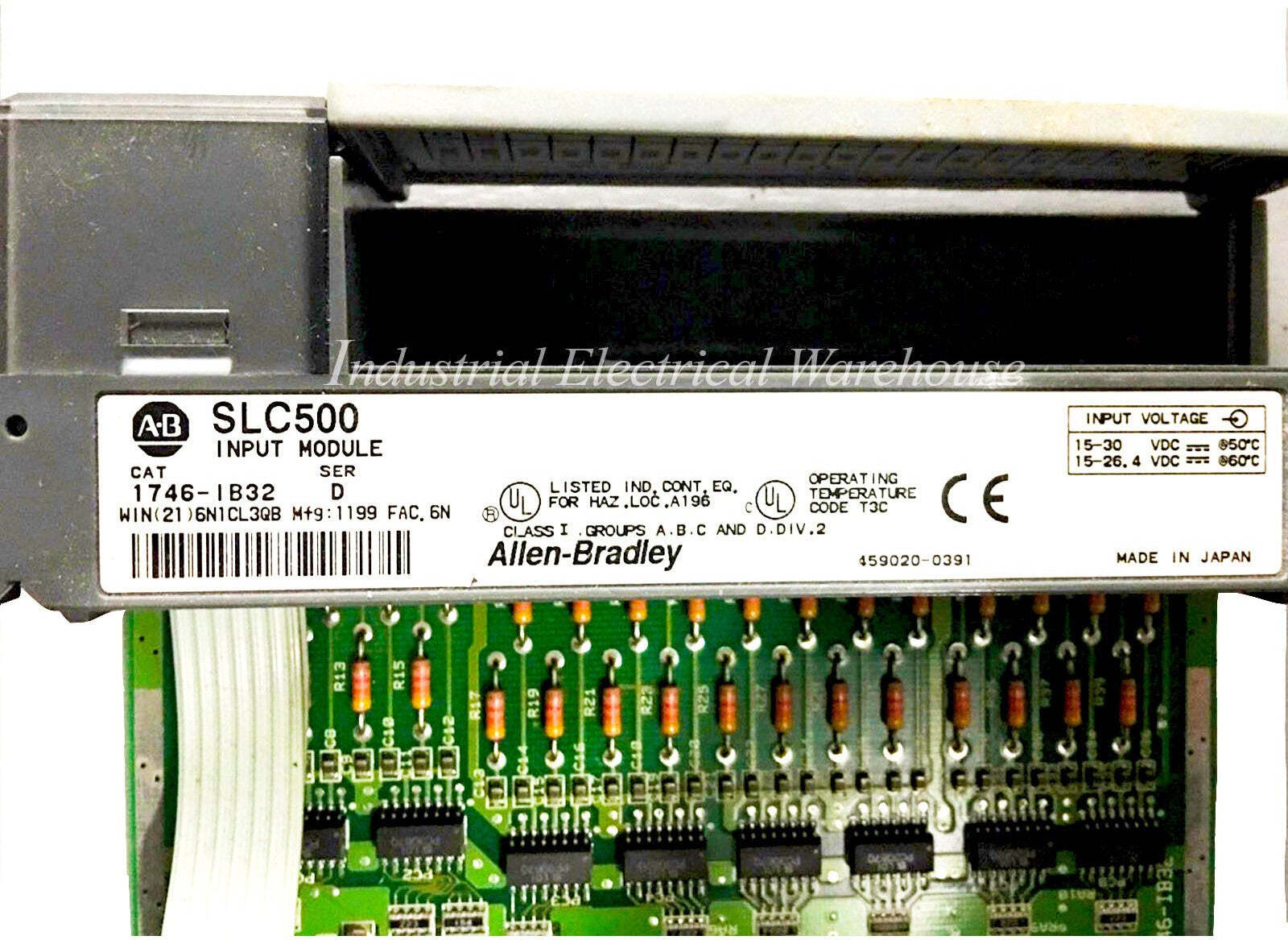 Allen-Bradley PLC I/O Input Module SLC 500 32 x I/O 24VDC SER D 1746 ...